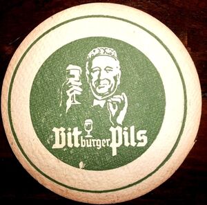 Beer Coaster: Bitburger (Bitburger Brauerei, Germany, Federal ...