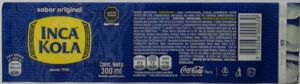 Etiqueta de bebida: Inca Kola (Coca-Cola Peru, PerúCol:PE-SODA-000075