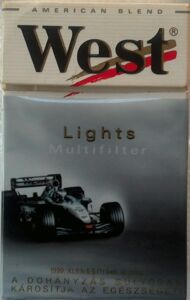 Cigarette Pack: West Lights Multifilter (Hungary) Col:HU-CT-0007
