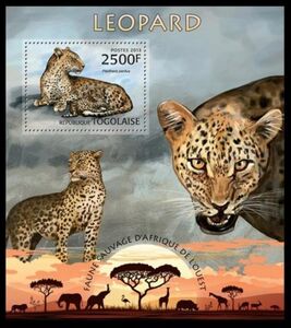 Stamp: Leopard (Panthera pardus) (Togo(West African Fauna - Leopards ...