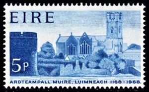 Stamp: St. Mary's Cathedral, 1168-1968 (Ireland(800th Anniv. of St ...