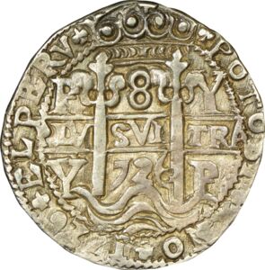 Moneda: 8 Reales (Royal coinage) (Bolivia(1724 - Spanish Colonial Luis ...