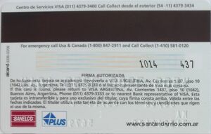 Tarjeta de Banco: Santander Rio Cheeky (Banco Santander Rio ...