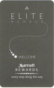 Tarjeta de hotel: Elite Member - Marriott Rewards every step along the ...