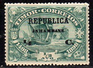 Stamp: Fleet of Vasco da Gama on the run (Inhambane(Timor stamps ...