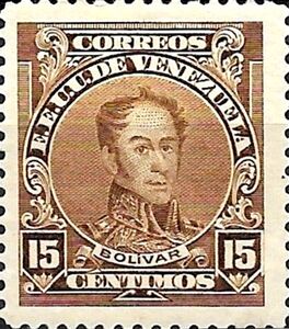 Stamp: Simón Bolívar (Venezuela(Simón Bolívar - Different Frames) Mi:VE 108A,Sn:VE 275,Yt:VE 147 ...
