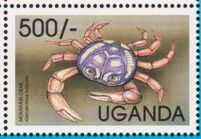 Stamp: Mountain Crab (Gecarcinus ruricola) (Uganda(International Year ...