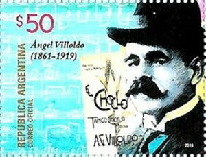 邮票: Angel Villoldo, Tango singer (阿根廷(Tango (2019)) Mi:AR 3843,Sn:AR ...