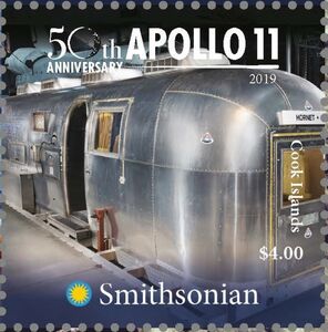Stamp Moon Landing 50th Anniversary Quarantine Facility Cook