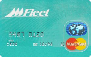 Tarjeta de Banco: Fleet MasterCard - Green (Fleet Bank, Estados Unidos ...