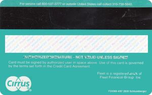 Tarjeta de Banco: Fleet MasterCard - Green (Fleet Bank, Estados Unidos ...