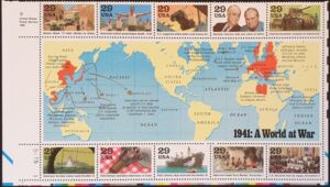 Stamp: World War II Events of 1941 (United States of America(World War ...