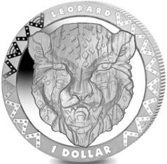 Coin: 1 Dollar (The Big Five - Leopard) (Sierra Leone(1964~Today ...