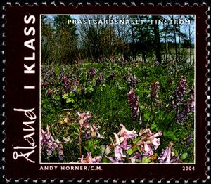 Stamp: Prastgardsnaset, Finstrom (Åland Islands(Landscapes 2004) Mi:AX ...