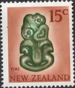 Stamp: Tiki (New Zealand(Pictorial Definitives (Decimal) 1967-70) Mi:NZ ...