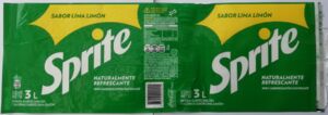 Etiqueta de bebida: Sprite (Coca-Cola Peru, PerúCol:PE-SODA-000076 🏷️