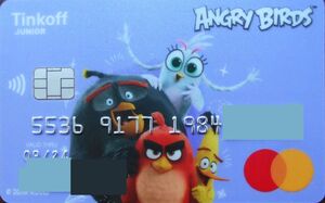 Bank Card: Tinkoff Junior. Angry Birds (Tinkoff Credit Systems ...