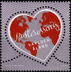 Stamp: Postcrossing (Åland IslandsMi:AX 473,Sn:AX 422,Yt:AX 474,Un:AX 473