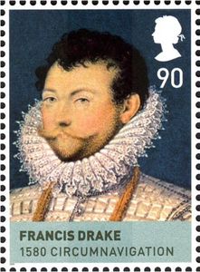 Stamp: Francis Drake (United Kingdom of Great Britain & Northern ...