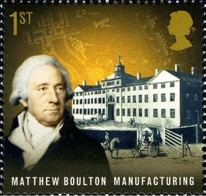 Stamp: Industrial Revolution- Matthew Boulton, manufacturing (United ...