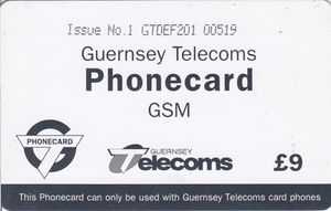 Guernsey, Cable & Wireless (Guernsey Telecoms): GSM Development, 1997 ...