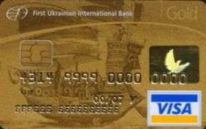 Bankkarte: FUIB Visa Gold (FUIB, UkraineCol:UA-VI-0138.01