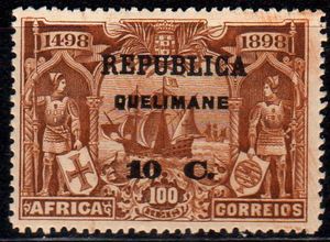Stamp: Vasco da Gama (Quelimane(Portuguese Africa stamps overprinted ...