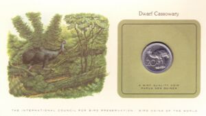 Coin: 20 Toea (Bennett's Cassowary) (Papua New Guinea(1975~Today ...