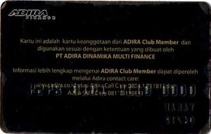Functional Card: Adira Club Member (Car Assistance and Auto Clubs ...