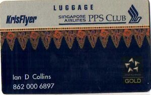 Functional Card: PPS Club Gold (Airlines, Singapore(Singapore Airlines ...