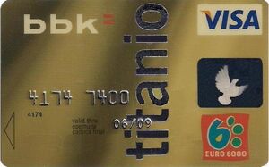 Bank Card: Bbk = Titanio (BBK - Caja Bilbao Bizkaia, SpainCol:ES-VI-0451.03