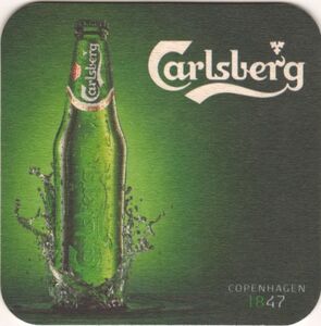 Beer Coaster: Carlsberg (Carlsberg Breweries AS, Denmark(Carlsberg ...