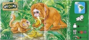 Meal Toy: Monkeys (Kinder Surprise, Europe) (Kinder - Natoons - Animals ...