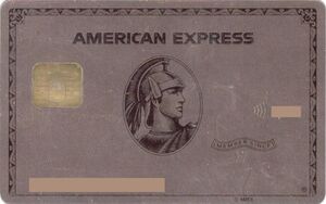 Bank Card: American Express Rose Gold Metal (American Express, United ...