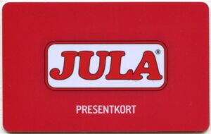 Gift Card: Jula Red card (Jula, Sweden(Jula) Col:SE-Jula-003c