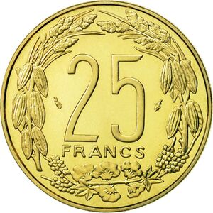 Moneda: 25 CFA Francs (Estados Centroafricanos(1973~2006 - Circulation ...