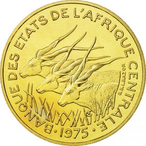 Moneda: 25 CFA Francs (Estados Centroafricanos(1973~2006 - Circulation ...