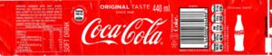 Drink Label: Coca-Cola Original taste (Coca-Cola Peninsula Beverages ...