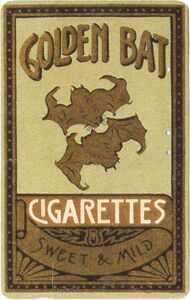 Phonecard: Golden Bat Cigarettes (Old cigarette package design) (NTT ...