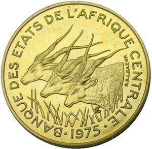 Moneda: 25 CFA Francs (Estados Centroafricanos(Essais) WCC:kme4