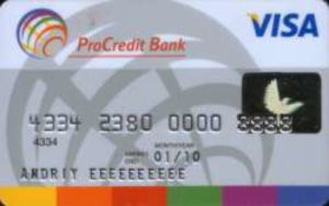 Bank Card: ProCredit Bank Debit Card (ProCredit Bank, Ukraine) Col:UA ...