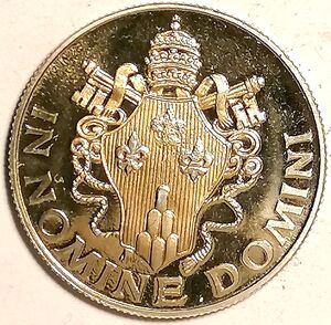 Token: Paulus VI Pontifex Maximus (Vatican City) (Pope Paulus VI) Col ...