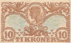 Banknote: 10 Kroner (Denmark(1937-1946 Issue) Wor:P-31o.2