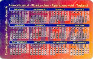Pocket Calendar: Esso (Italy(Advertising) Col:IT-2004-Adv-007