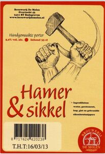Drink Label: Hamer & Sikkel (Brouwerij de Molen, NetherlandsCol:NL-BEER ...