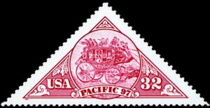 Stamp: Pacific 1997:Stagecoach (United States of America(Pacific '97 ...