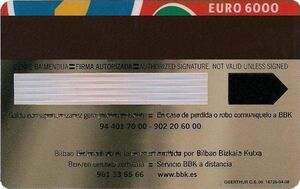 Bank Card: Bbk = Titanio (BBK - Caja Bilbao Bizkaia, SpainCol:ES-VI-0451.03