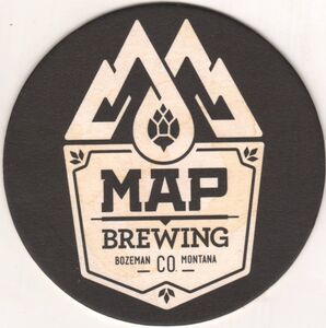 Beer Coaster: Map Brewing Co (Map Brewing Company, United States of ...