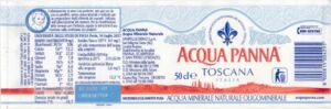 Drink Label: Acqua Panna (Sanpellegrino S.p.A., ItalyCol:IT-WATER-000123