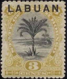 Stamp: Sago Palm (Labuan) (North Borneo Type of 1894 Overprinted LABUAN) Sn:GB-LB 51c,Sg:GB-LB 64c